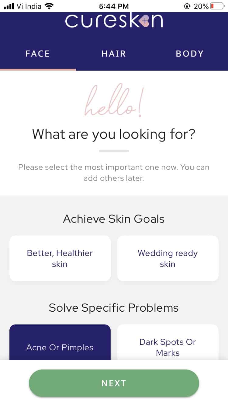 Find What's Wrong With Your Skin | Try Skin Analysis on CureSkin App